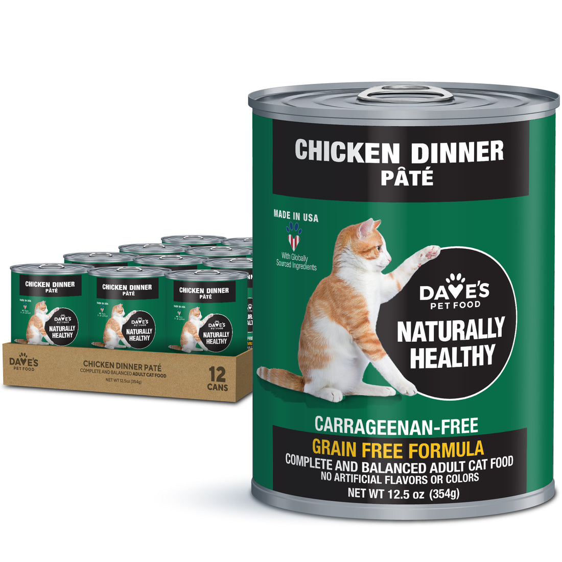 Naturally Healthy Chicken Dinner Paté / 12.5 oz – Dave's Pet Food